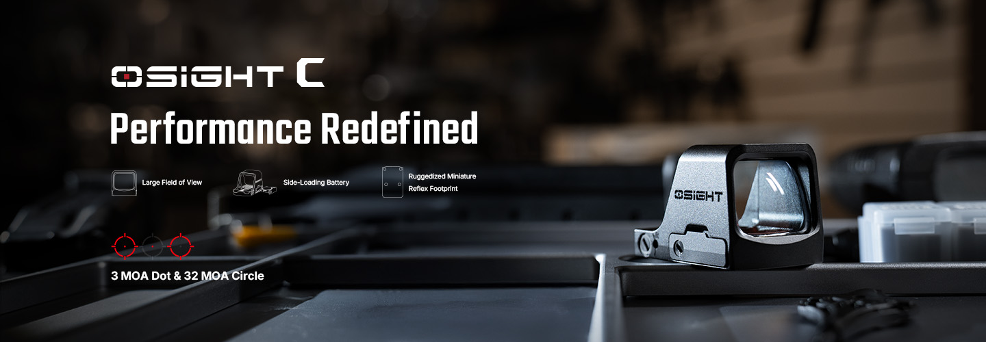 Osight C & K Launch: Affordable Precision Red Dot Sights